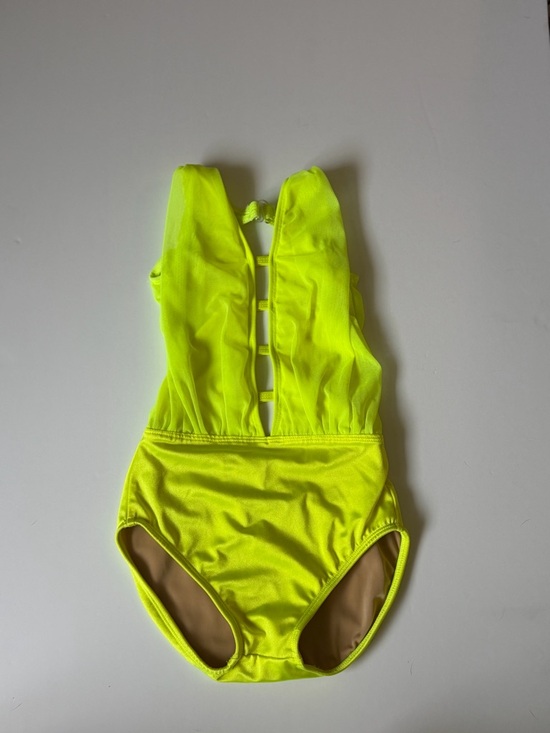Costumes | Neon Yellow Leotard Cs | Poshmark